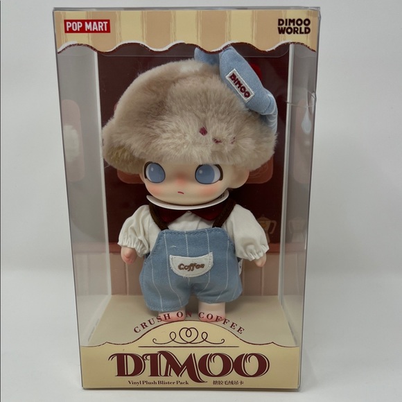 Accessories | Dimoo Pop Mart Vinyl Plush Crush On Coffee | Poshmark
